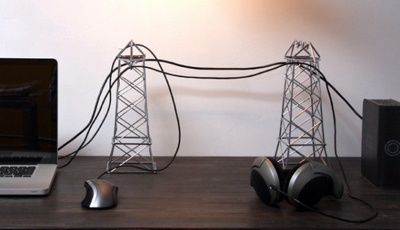 Clear cable clutter with these crazy but cute desktop pylons – wirefresh