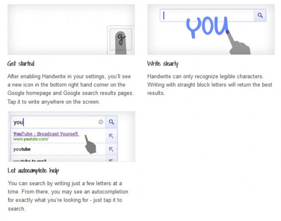 Google introduces handwritten phone and tablet searches with Handwrite ...