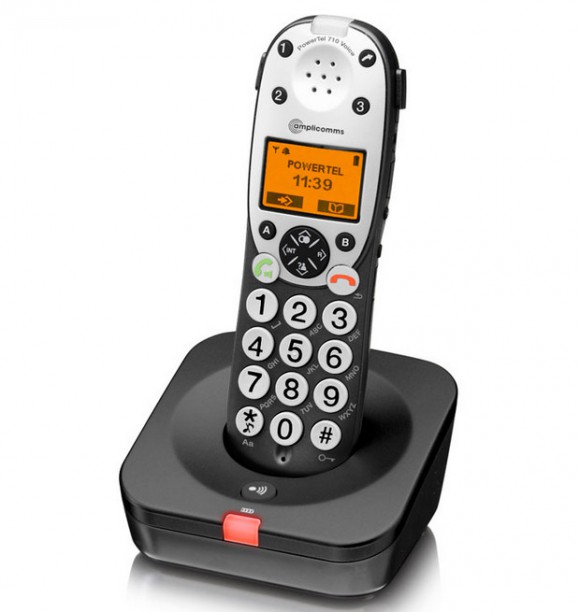 Amplicomms PowerTel 710, a hi-tech cordless home phone designed for ...