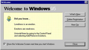 Windows 95 Tips, Tricks, and Tweaks – a lovely parody of system ...