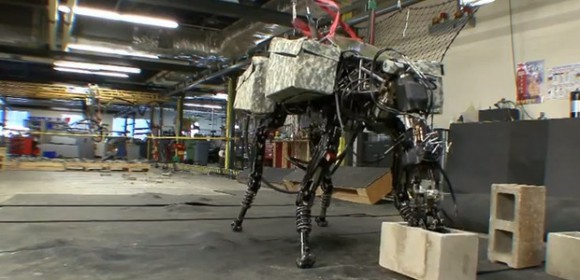 Big Dog robot gains powerful, rock-throwing arm, fuels many more ...