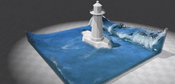 Stunning 3D video graphics technology makes cascading water look ...